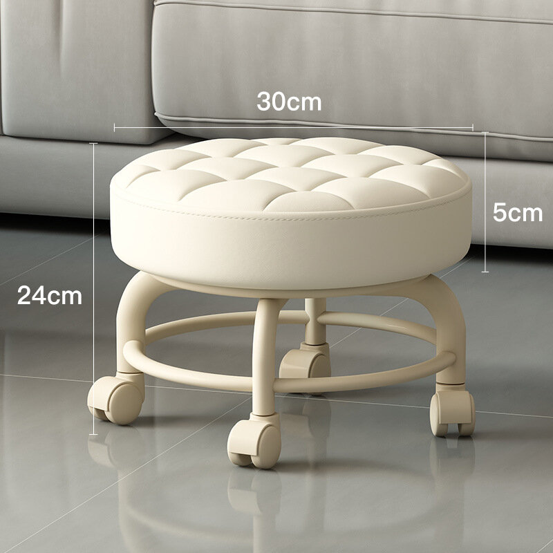 Бесшумный ролик Низкий табурет для чистки швов Ремонт пола Табурет для ног Детский ходячий табурет Инструмент для ухода за ребенком Универсальное колесо Маленький табурет