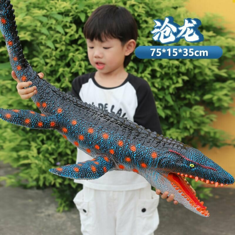 Большая мягкая резиновая модель морского животного: имитация большой белой акулы, кита, дельфина. Подарок на день рождения для детей в возрасте от 3 до 9 лет.