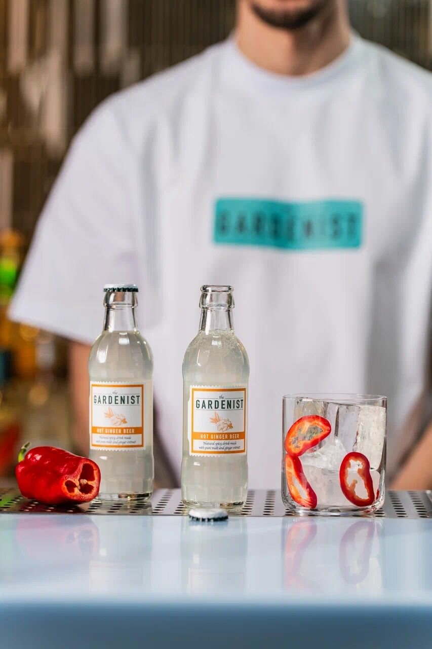 Напиток THE GARDENIST Hot Ginger Beer / Острое Имбирное Пиво 200мл*2 бутылки