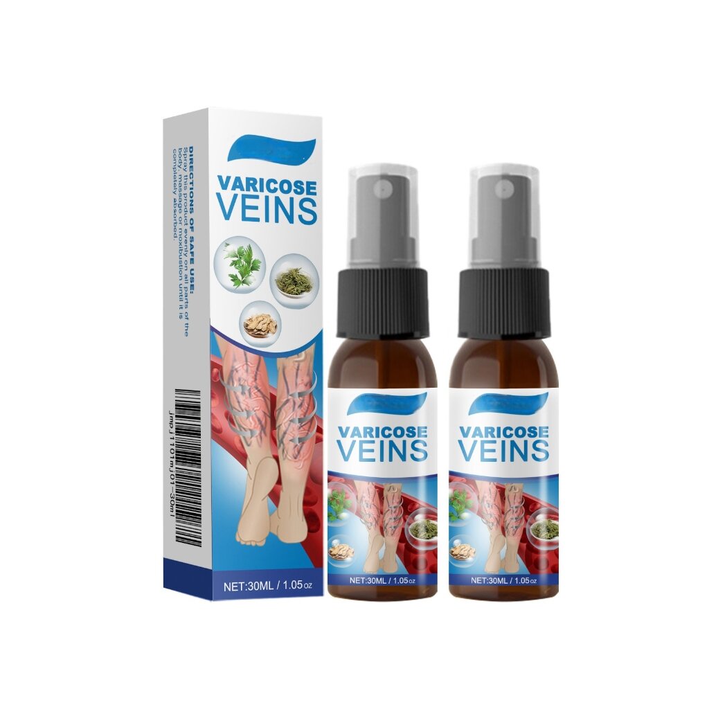 2 флакона спрея для ухода за ногами