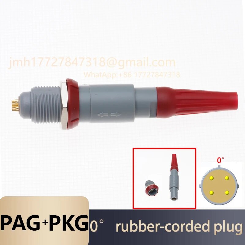 Разъем PAG.PKG 4pin, длинный, цвет PAG and PKG