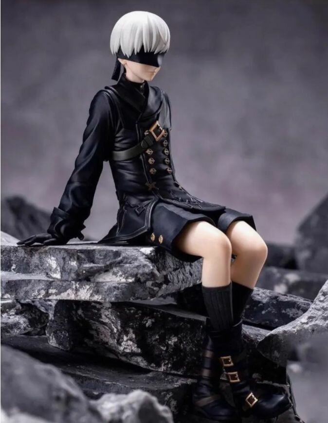 FEIPENGF Фигурка Ниер: Автомата Еруха 9S / YoRHa 9S No. 2 Type B NieR: Automata 2B (13см, пакет)