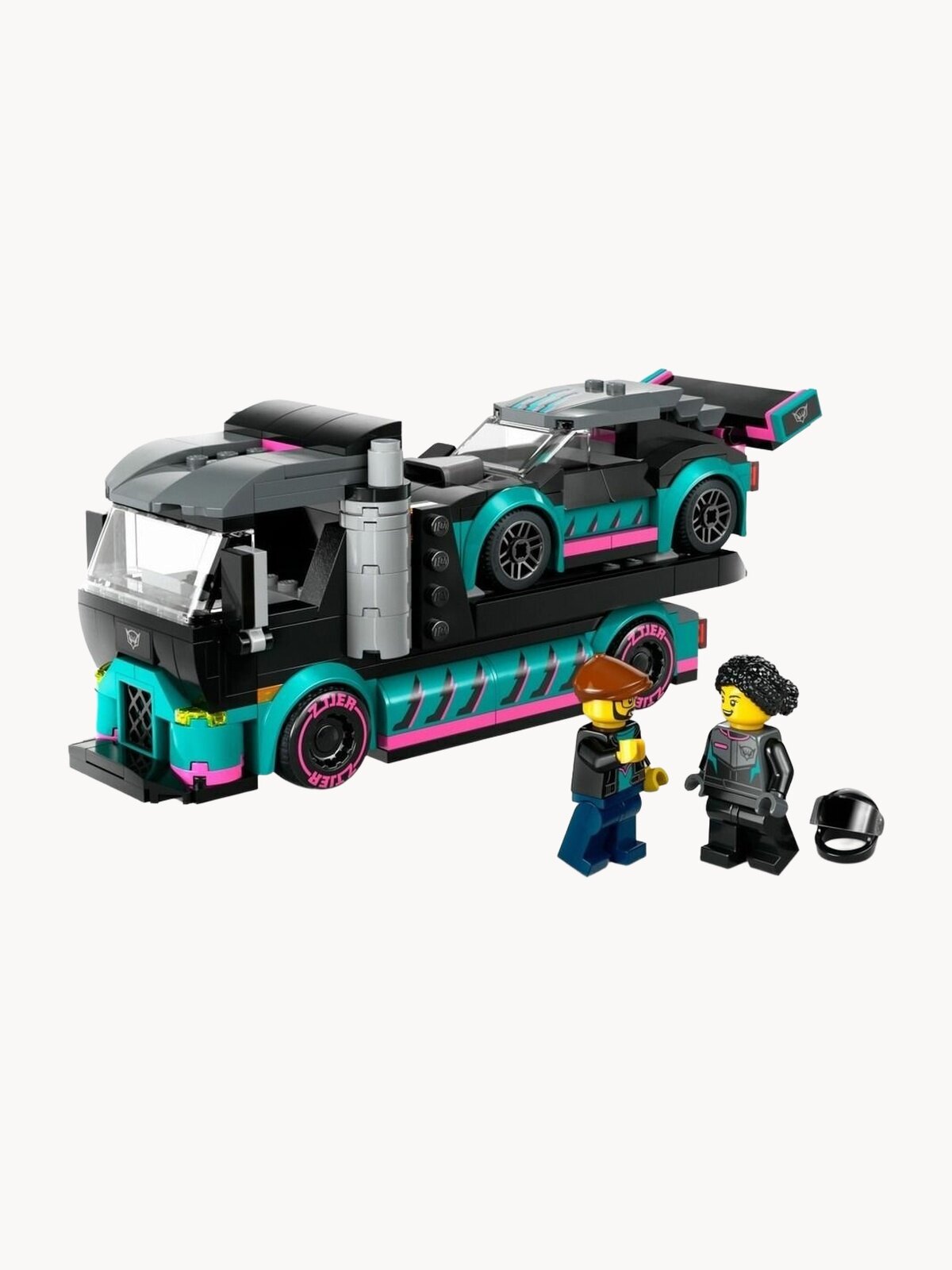 Конструктор LEGO City "Гоночный автомобиль и грузовик-автовоз", 60406