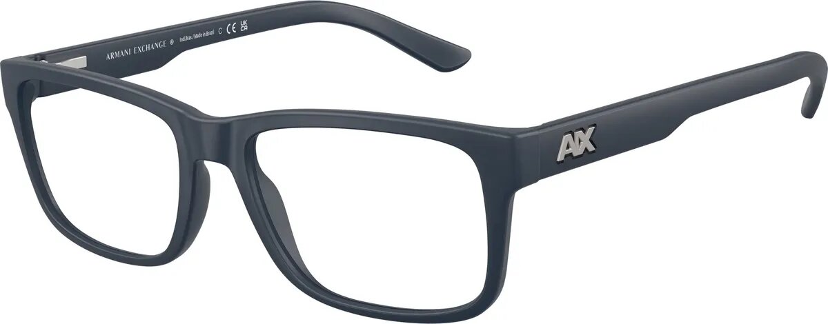 Оправа ARMANI EXCHANGE 0AX3016 8399, тип оправы ободковая, материал оправы пластик, пол мужские, форма оправы прямоугольная