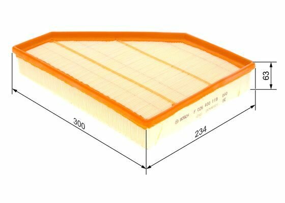 GOODWILL Фильтр воздушный BMW E81/E87/E90 3.0D