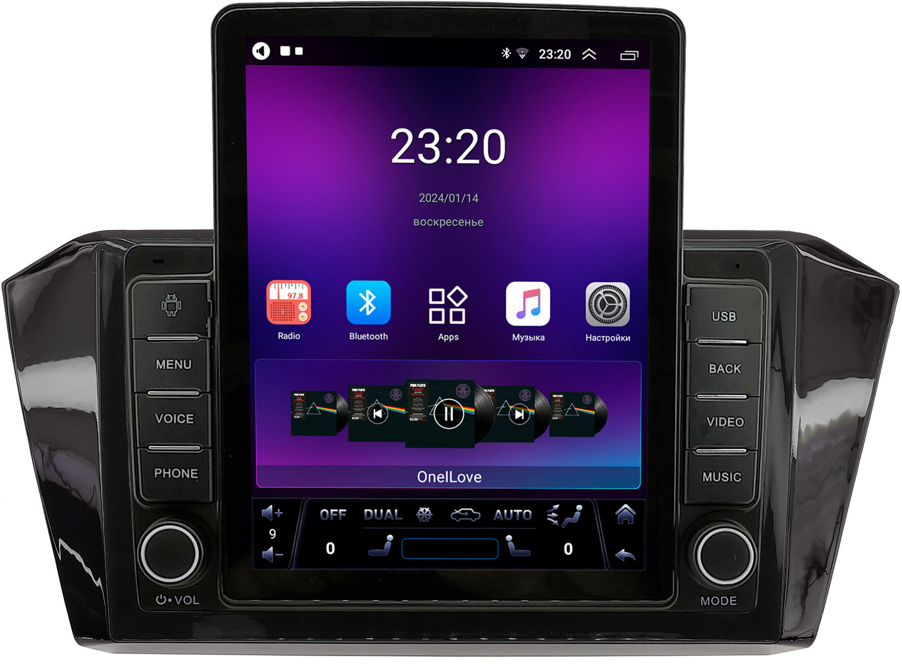 Штатная магнитола Volkswagen Passat B8 2014-2023 Canbox GTR095-10-2758 на Android 10 (QLed, 4/64, DSP, CarPlay)