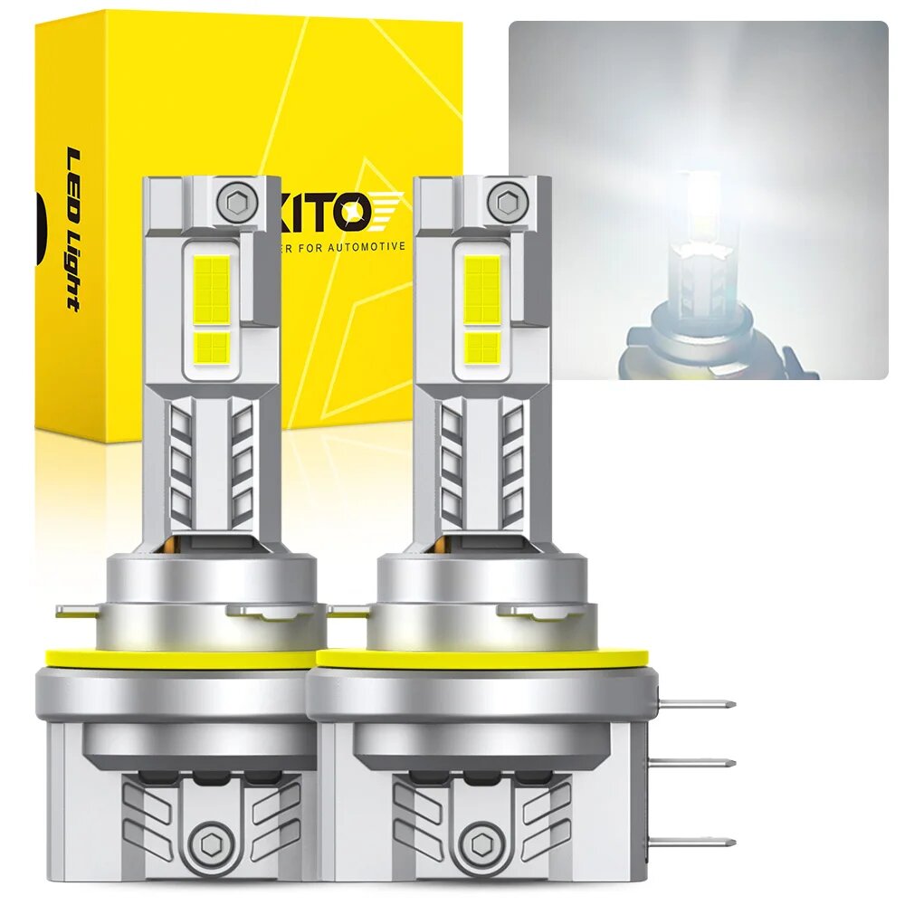 AUXITO 30000LM 60W H15 Светодиодная фара Canbus Лампа дальнего ближнего света для VW golf 7 MK6 Skoda BMW Mercedes Ford Mazda CX5 H15 LED DRL