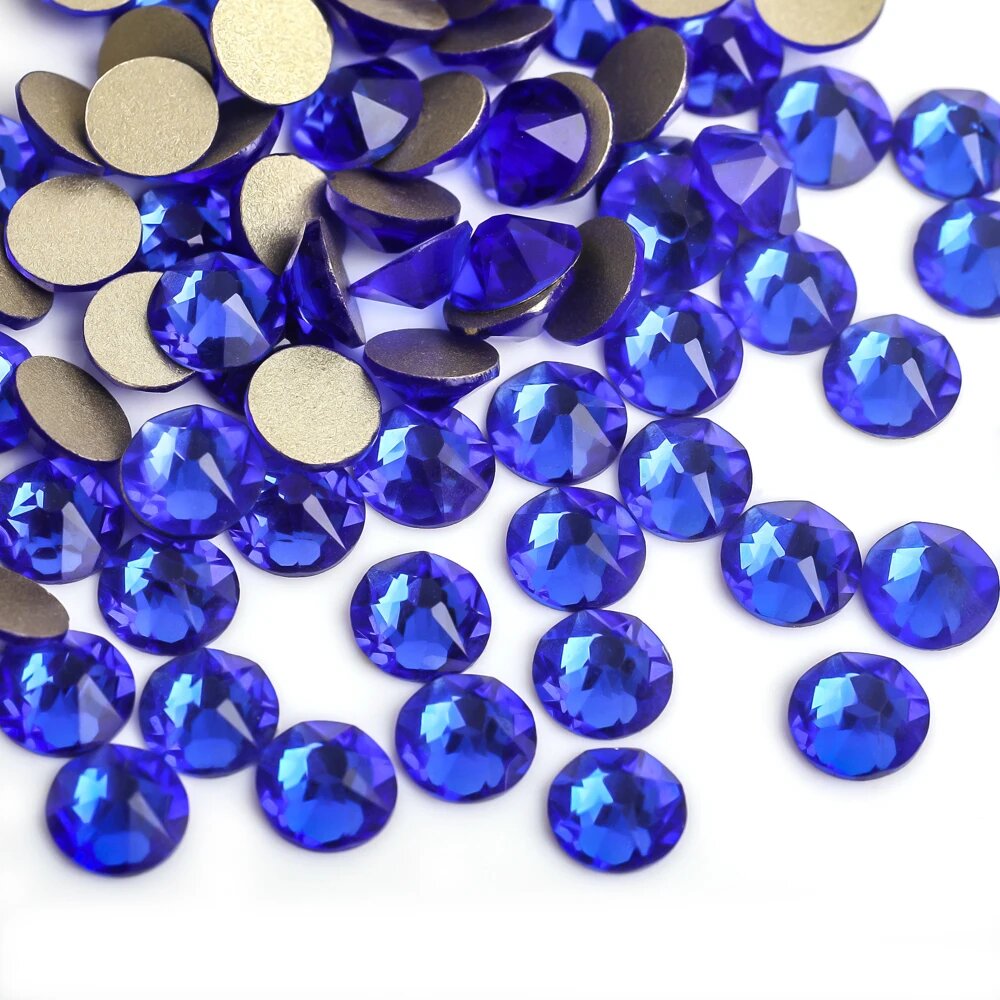 Стразы VC 2088, 16 граней, кристалл ab Синий, SS20-1440pcs, Sapphire