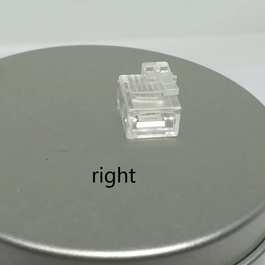 Разъемы RJ11 RJ12 6P6C YDJK 100 шт. 100PCS right buckle