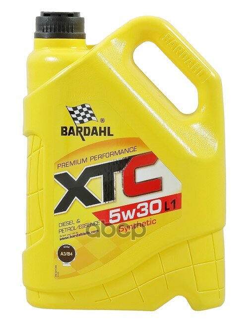 5W30 XTC L1 A3/B4 5L (синт. моторное масло) Bardahl арт. 35713