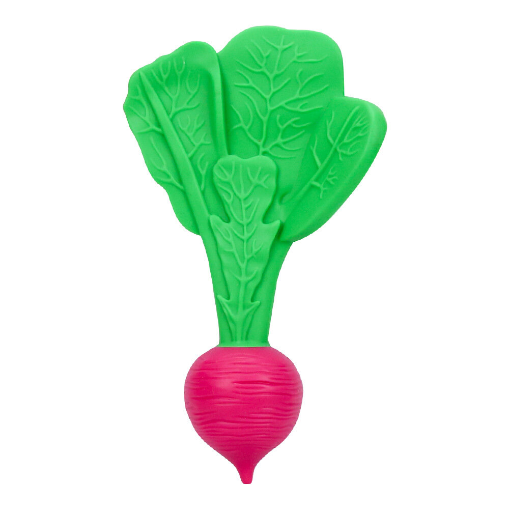 Oli&Carol Прорезыватель грызунок детский для зубов RAMONA THE RADISH из натурального каучука