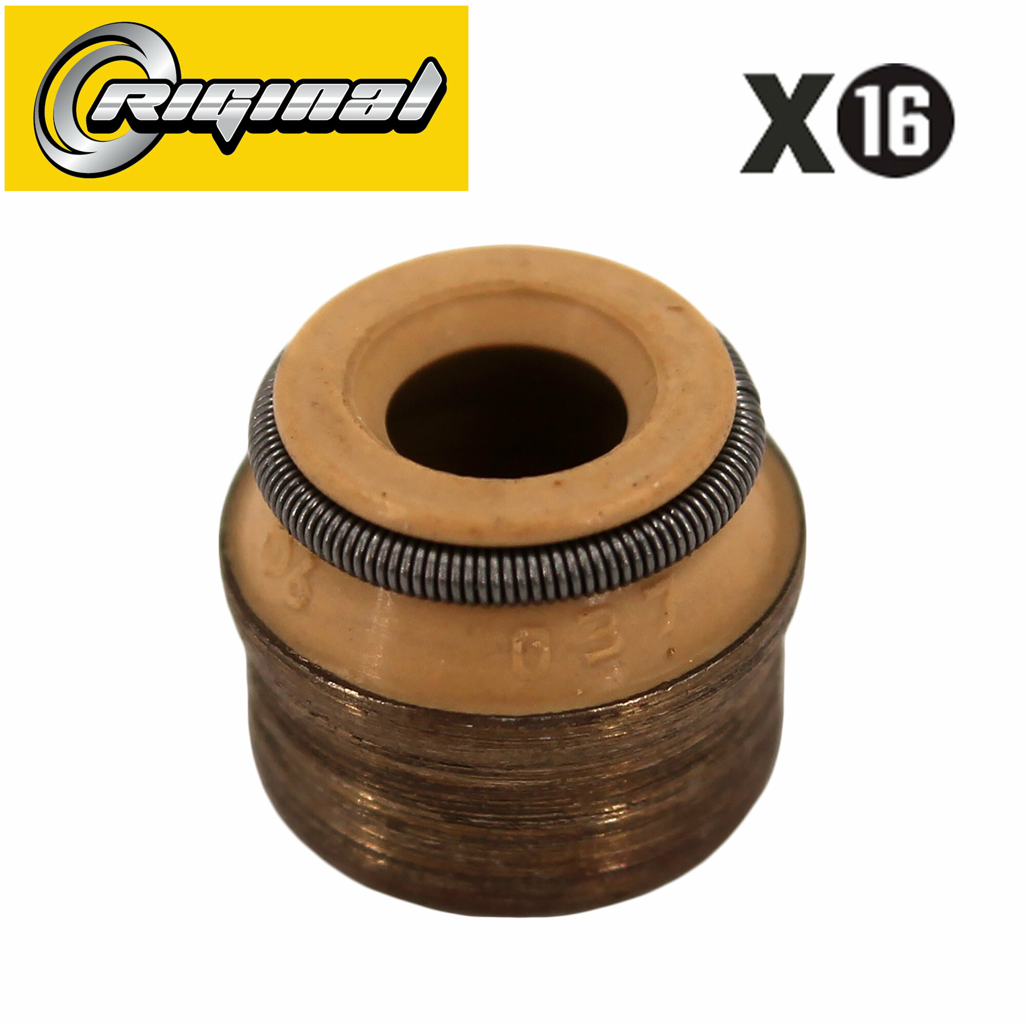 Маслосъемные колпачки 16 шт. для двигателя ЗМЗ-514 дизель Riginal