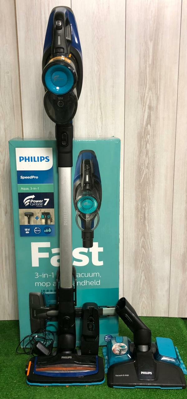 Пылесос Philips FC6718, темно-синий