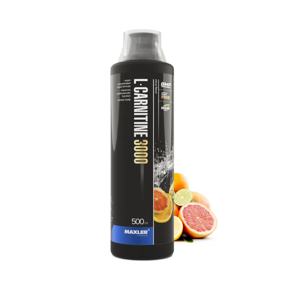 Л-Карнитин Maxler L-Carnitine 3000 500 мл цитрус