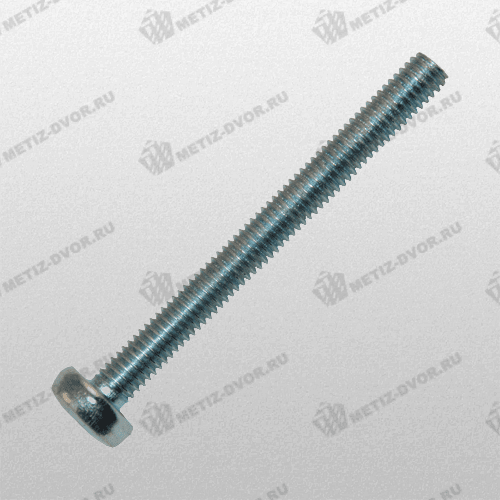 Винт с полуцилиндрической головкой 6x55 DIN 7985 Уп (100 шт.)