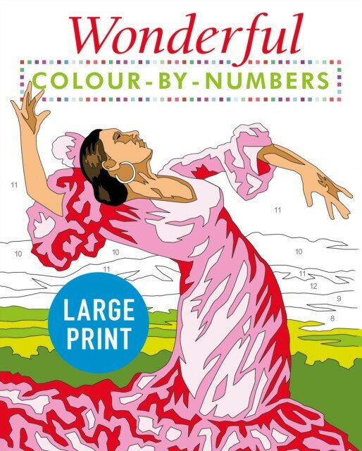 Woodroffe, David "Wonderful Colour By Numbers Large Print"