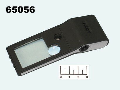Лупа с подсветкой 2+3LED 3*/10* 55* TH-515