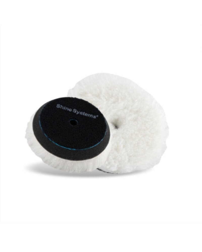 Shine Systems Cotton Wool Pad - полировальный круг мех с хлопком 155 мм