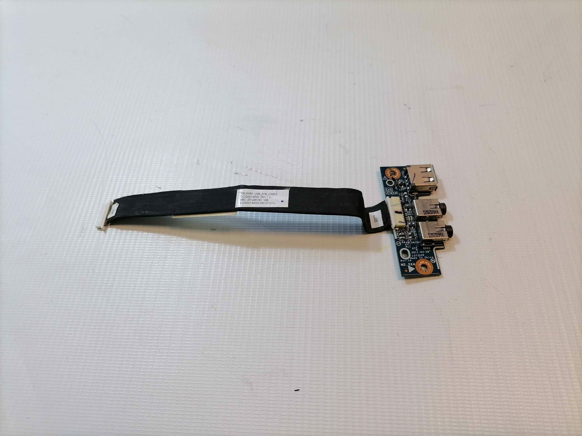 Плата AUDIO и USB Asus X53U