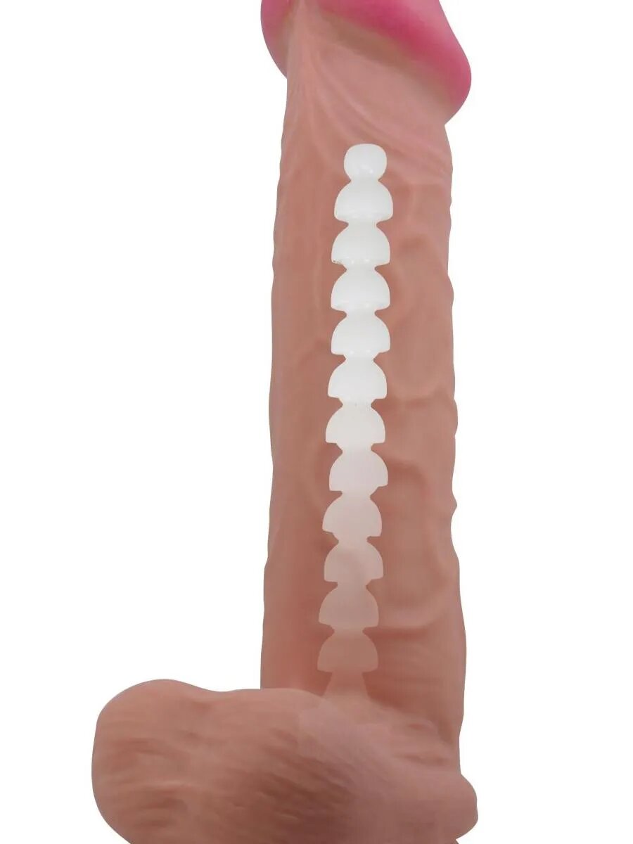 Фаллоимитатор реалистичный с эффектом скользящей кожи