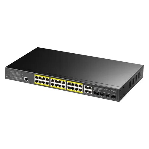 Коммутатор CUDY GS2028PS4-400W, управляемый