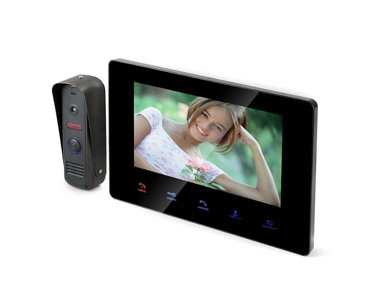 Видеодомофон HD-com B-707 (RUS) - видеодомофон для квартиры, видеодомофон 7, домофон в квартиру для дома в дверь