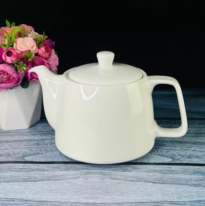 Чайник заварочный Lenardi Bianco, фарфоровый, 1200 мл