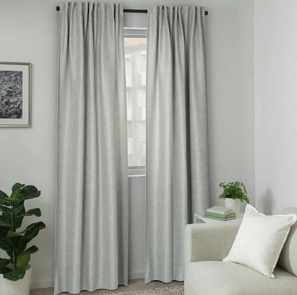 Комплект шторы икеа 2 шт - 300х145 см