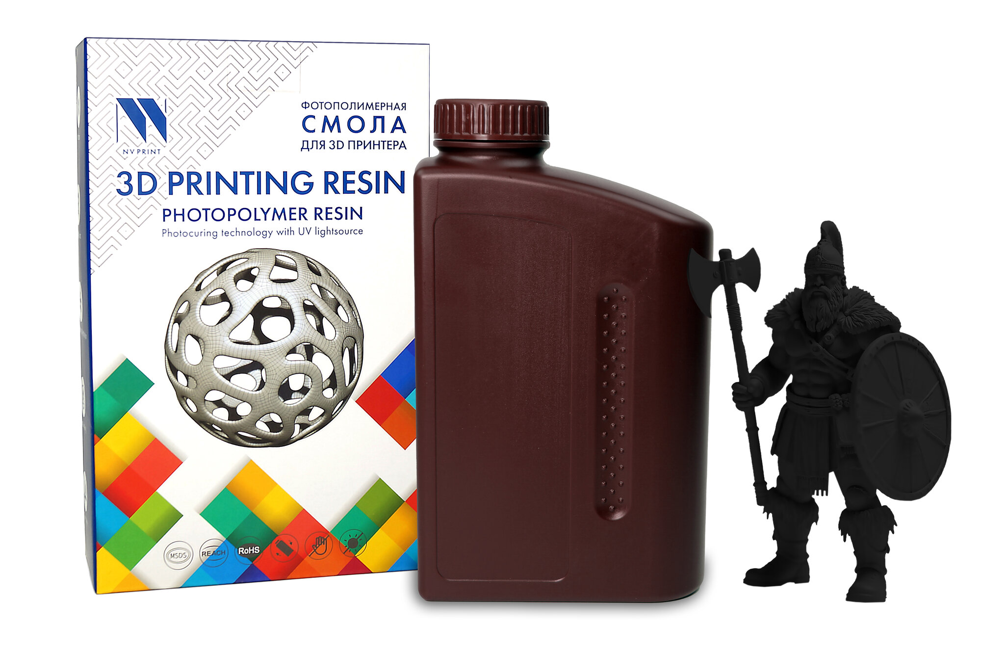 Фотополимерная смола NV PRINT ABS Like Resin Black для 3D печати