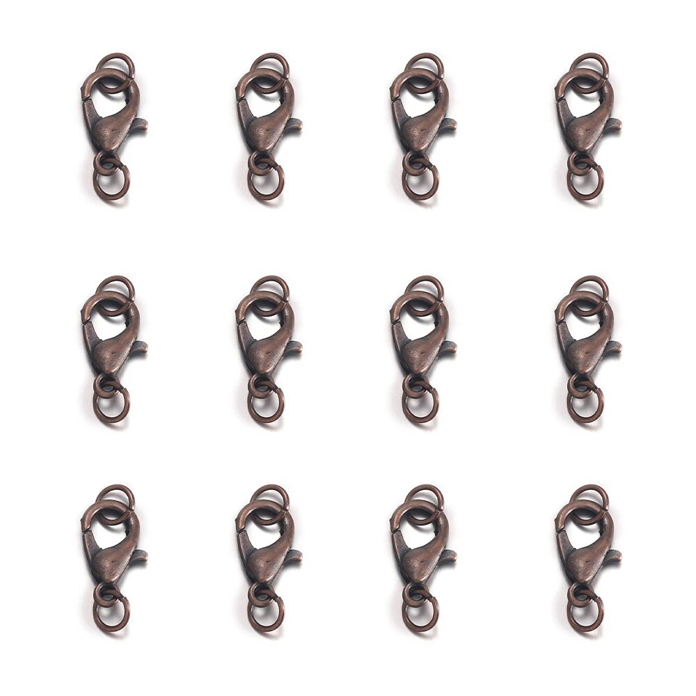 Крючки-лобстеры 10x5 мм, Red Copper, 50шт
