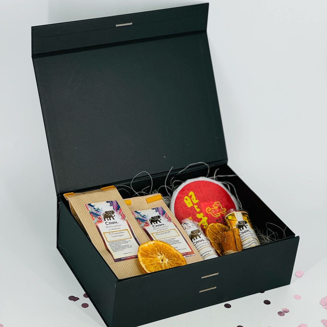 Подарочный набор элитного чая в коробке книга / Подарок мужчине