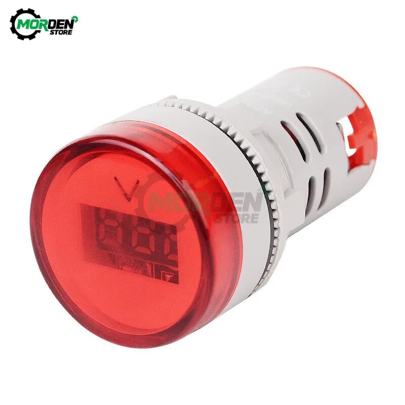 Вольтметр Aideepen DC 5-48V DC6-100V Red