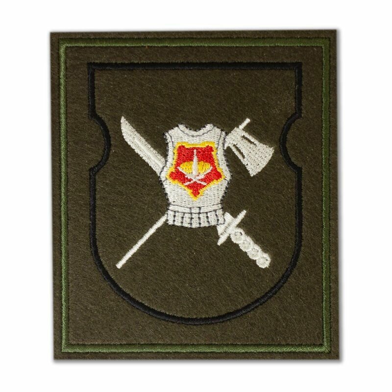 Шеврон в/ч 52558. С липучкой. Размер 85x100 мм по вышивке.