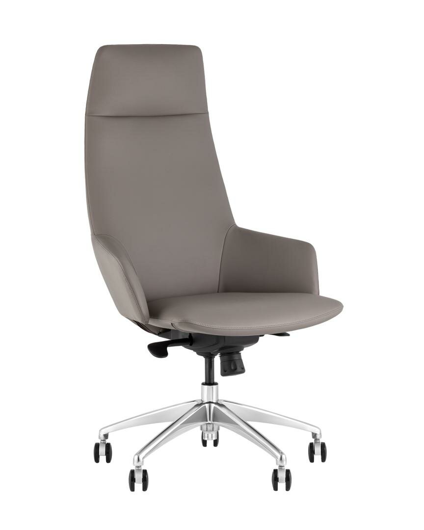 Офисное кресло TopChairs Кресло руководителя TopChairs Bow серый арт. УТ000038540