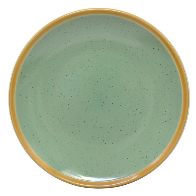 Тарелка NUOVACASA Stone green 26см обеденная керамика