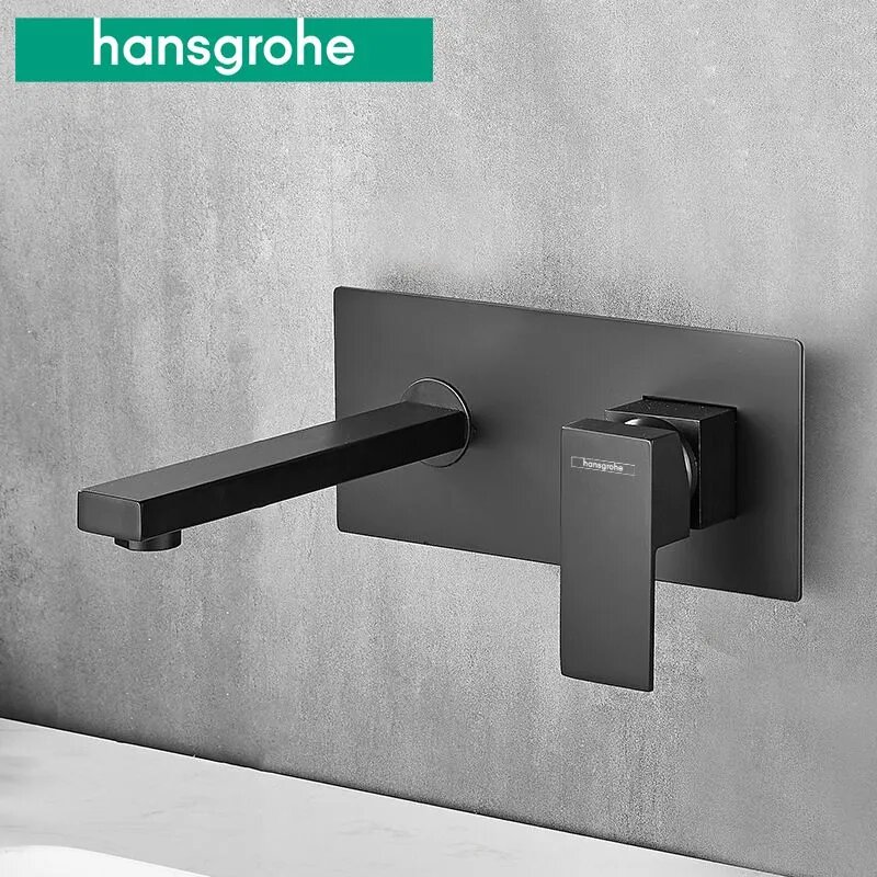 Hansgrohe - Смеситель для раковины из меди, скрытый, встраиваемый в стену