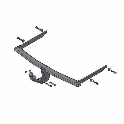 Фаркоп Ford Focus 3 хетчбек 2011-2018 крепление шара на двух болтах Трейлер 6014