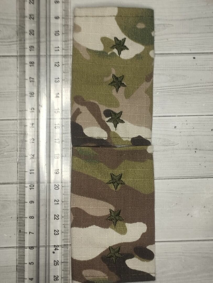 Старший прапорщик Фальш-погоны Мультикам