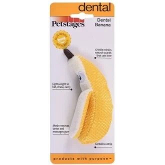 Petstages игрушка Dental "Банан" для кошек