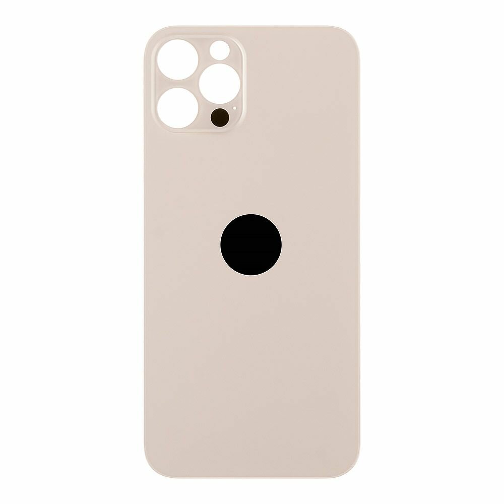 Задняя крышка для iPhone 12 Pro с логотипом (золото)