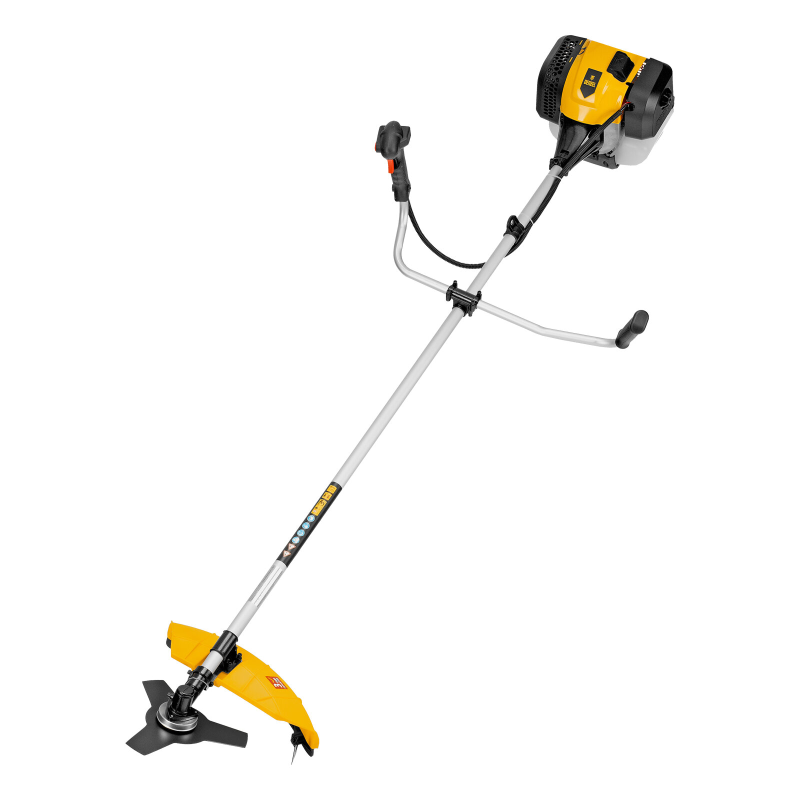 Триммер бензиновый DGT 520, 52 см3, 3 л. с, неразъемная штанга, состоит из 2 частей Denzel 96238