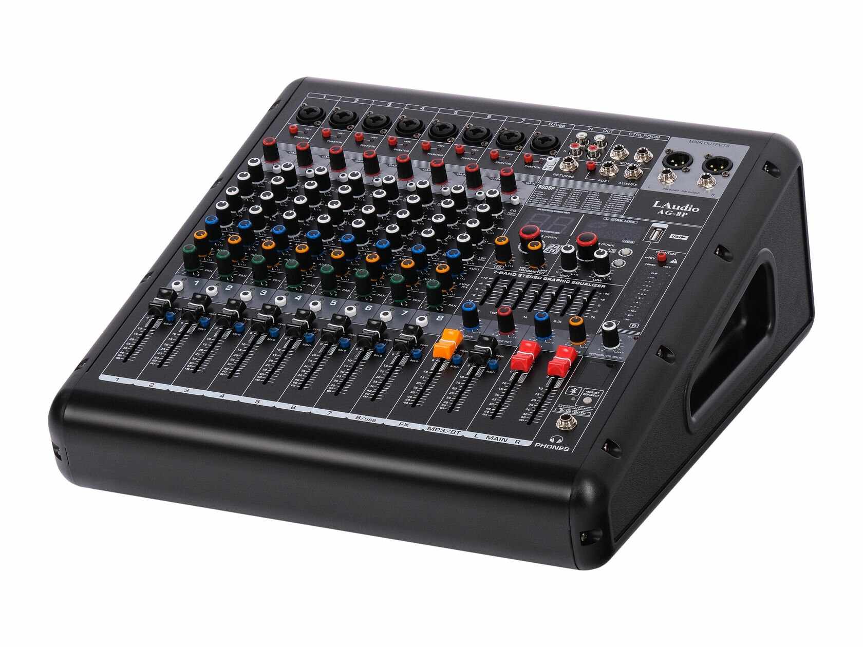 AG-8P Активный Микшерный пульт, 8 каналов, серия PRO, LAudio
