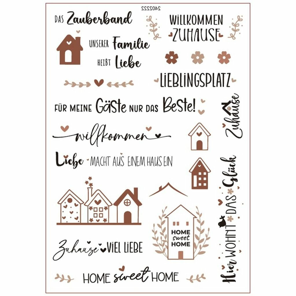 Романтическое и теплое украшение дома Немецкая наклейка для переноса свечей многофункциональная-2