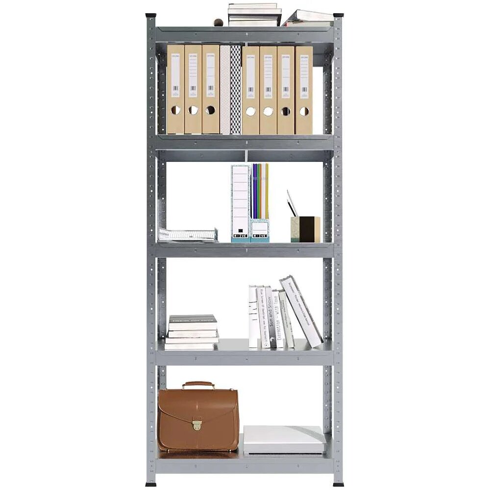 Стеллаж металлический First Logistik HIT 760x300x1824/ 5 полок, оцинкованный LS 760318.5М00-000