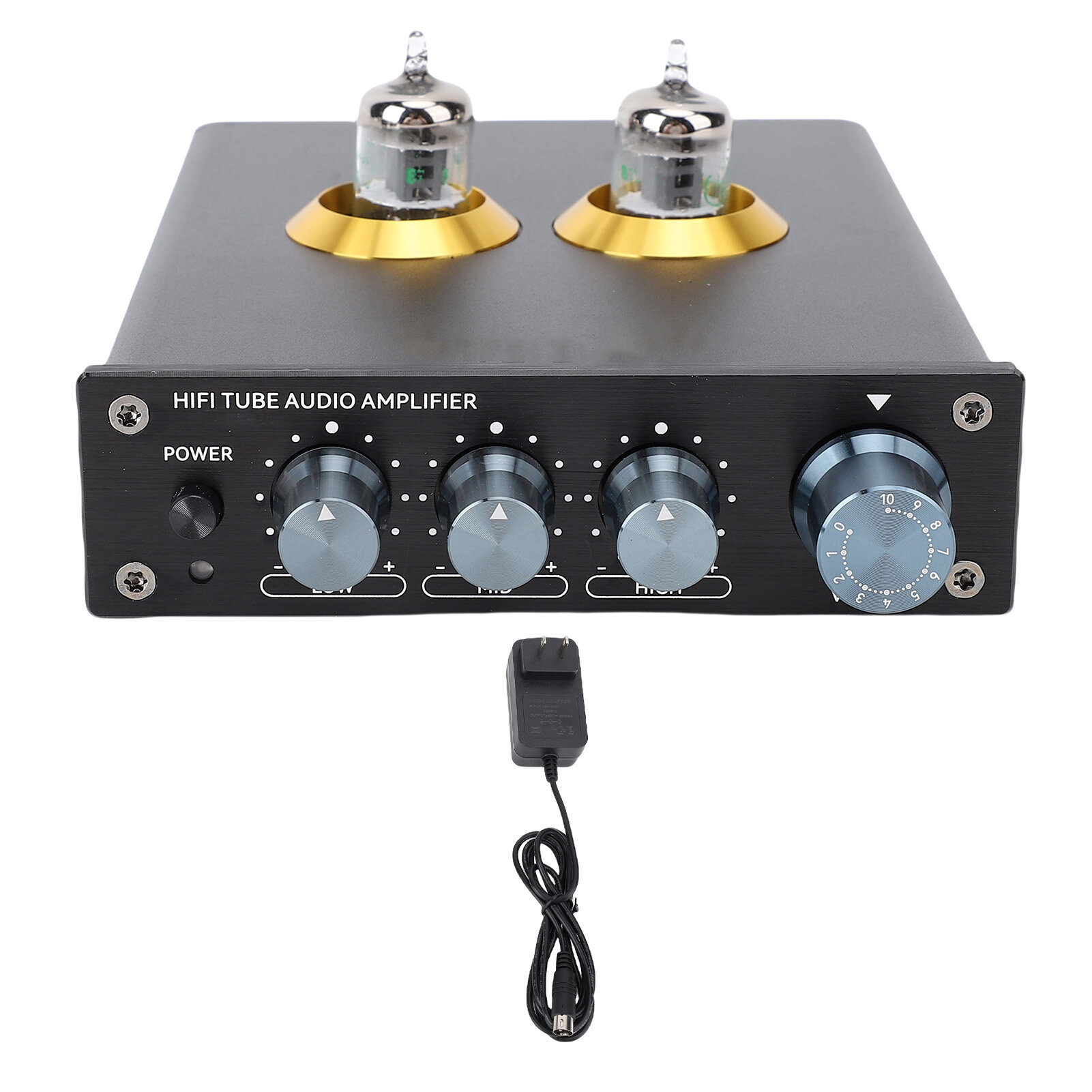 Ламповый предусилитель HiFi, аудиофильский вакуумный усилитель мощности для домашней стереосистемы, вилка стандарта США.