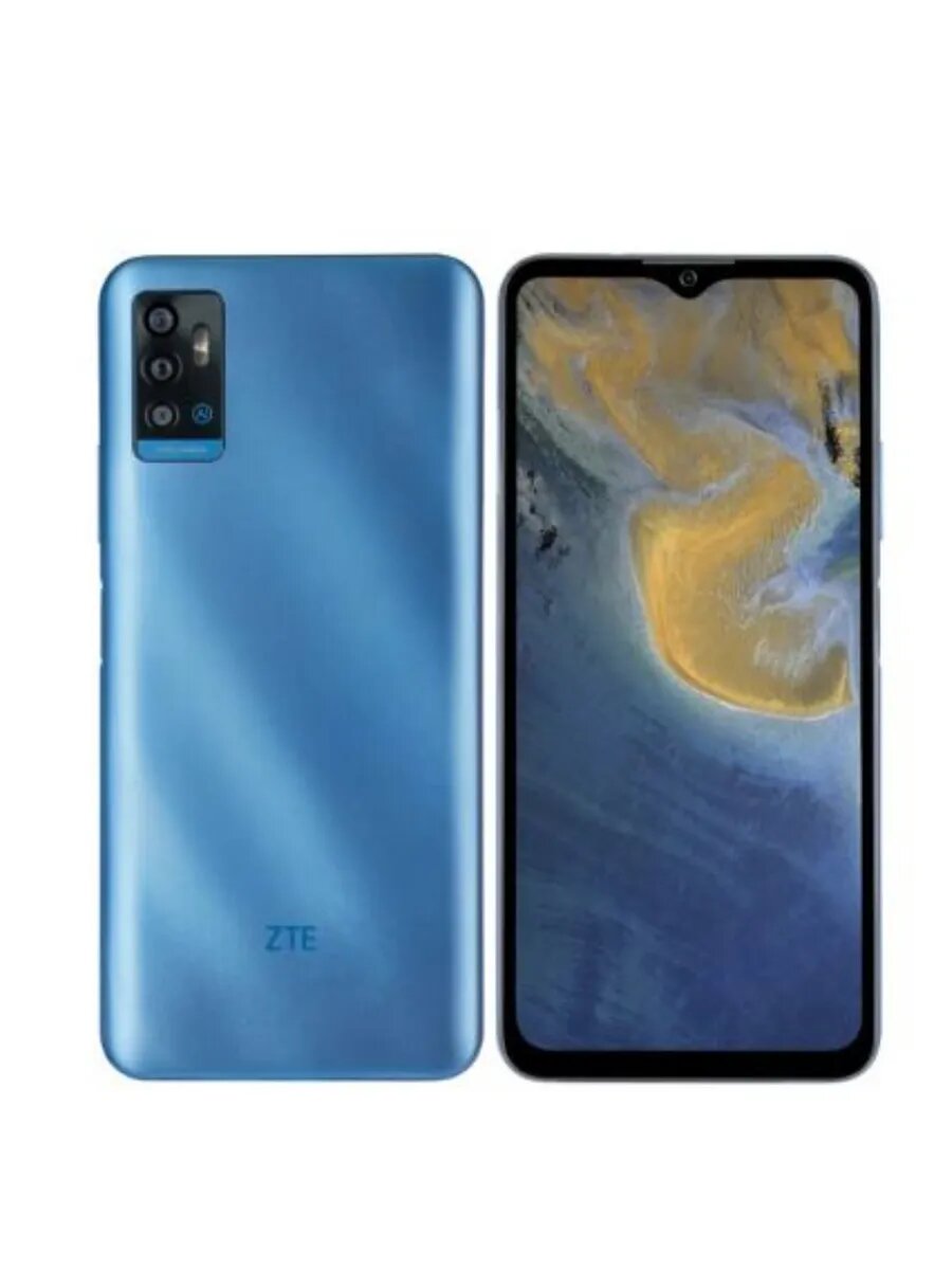 6.52" Смартфон Blade A71 7045 LTE 3+64 ГБ синий РСТ