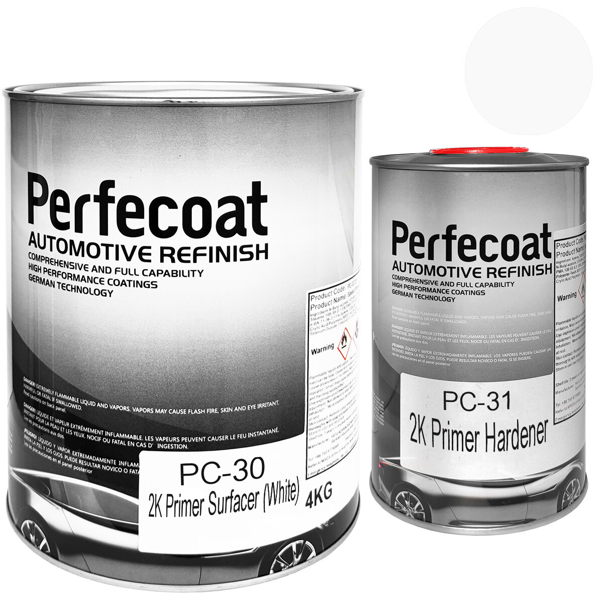 Грунт 4+1 белый PC-30 с отвердителем PERFECOAT (4,0л+1,0л)