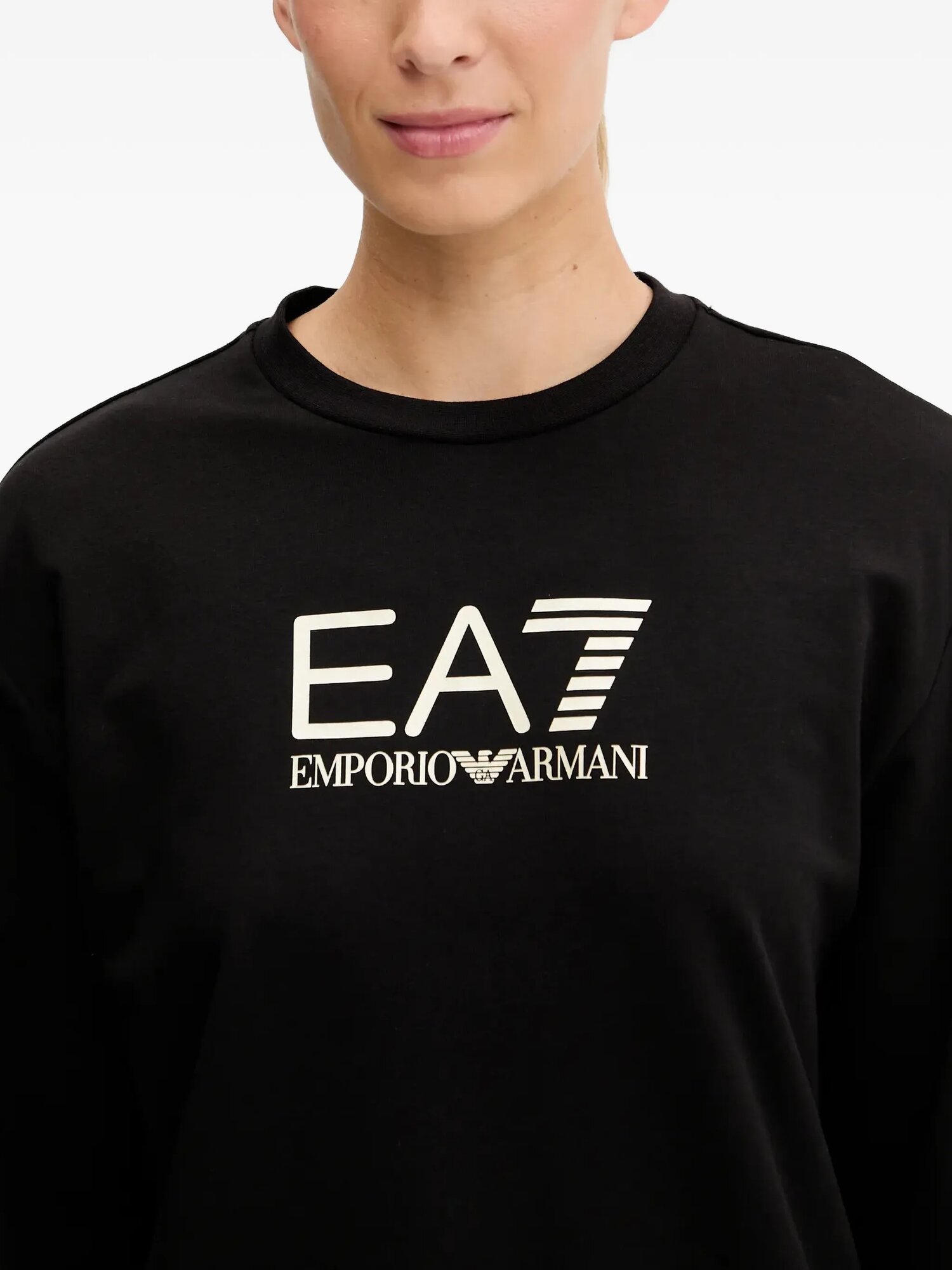 Брюки спортивные EA7 EMPORIO ARMANI, размер S, черный — фото 1