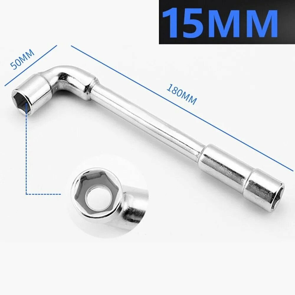 Торцевой ключ для обсадных Труб с двойной головкой, Г-образный Перфорированный Колено с 7-Образным Шестигранником