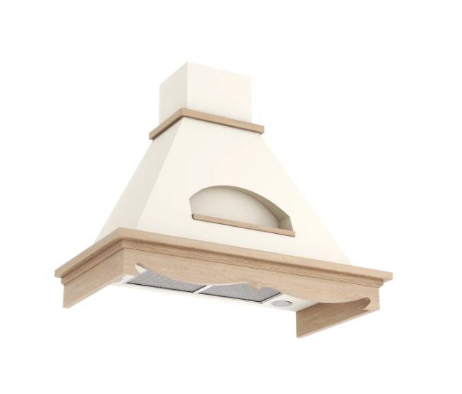 Вытяжка классическая BELVEDER 90P-650-P3D бежевый/дуб неокр. ELIKOR